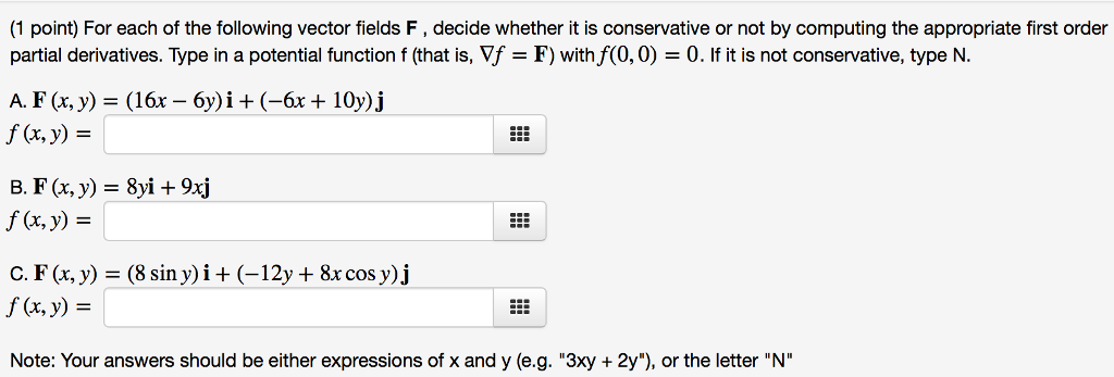 Solved Consider The Vector Field F In The Figure And The
