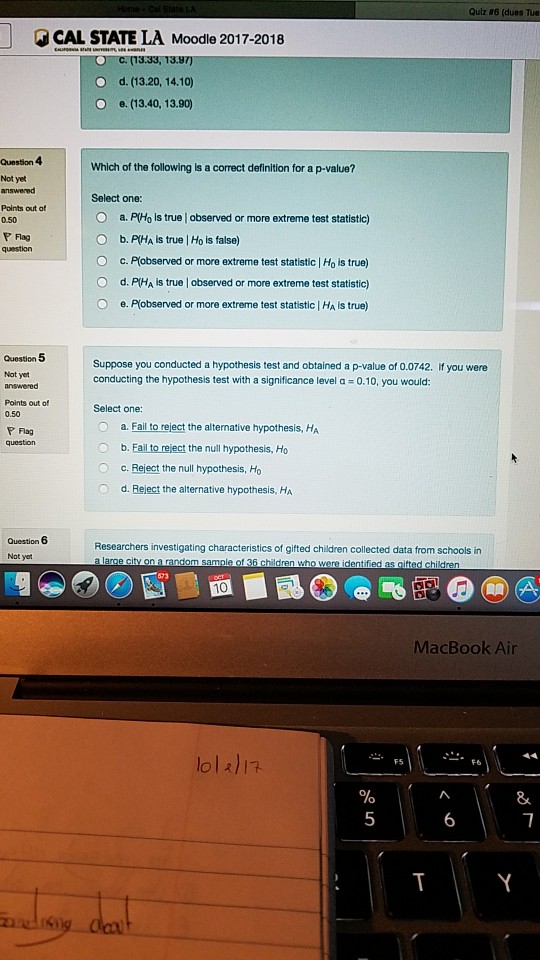 Solved bio statistics | Chegg.com