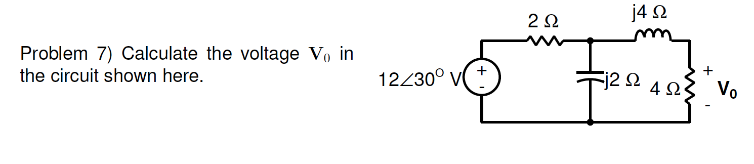 Solved Calculate the voltage V0 the circuit shown here. | Chegg.com