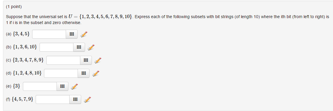 Solved Suppose that the universal set is U={1, 2, | Chegg.com Solved Suppose that the universal set is U={1, 2, | Chegg.com