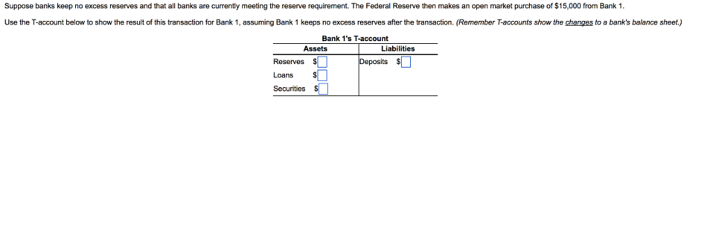 Solved Suppose banks keep no excess reserves and that all | Chegg.com