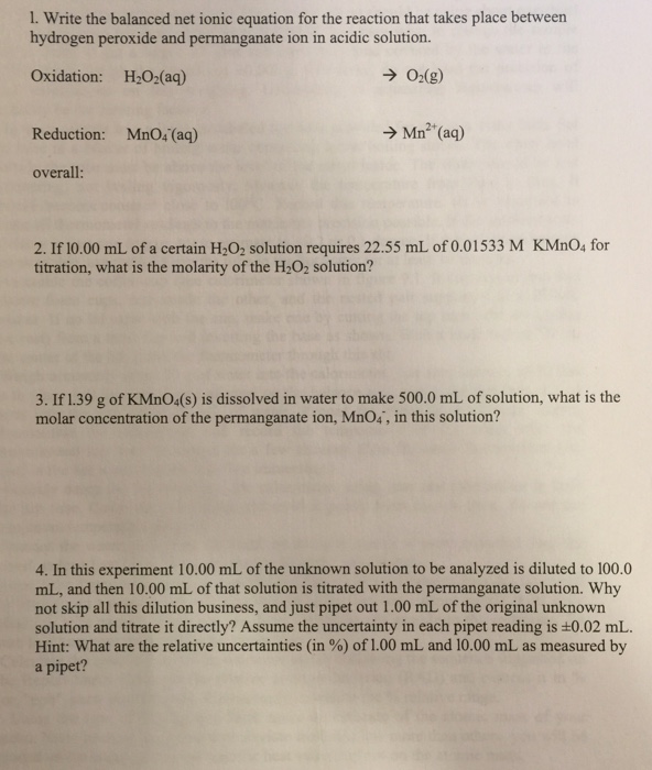 Solved Write the balanced net ionic equation for the | Chegg.com