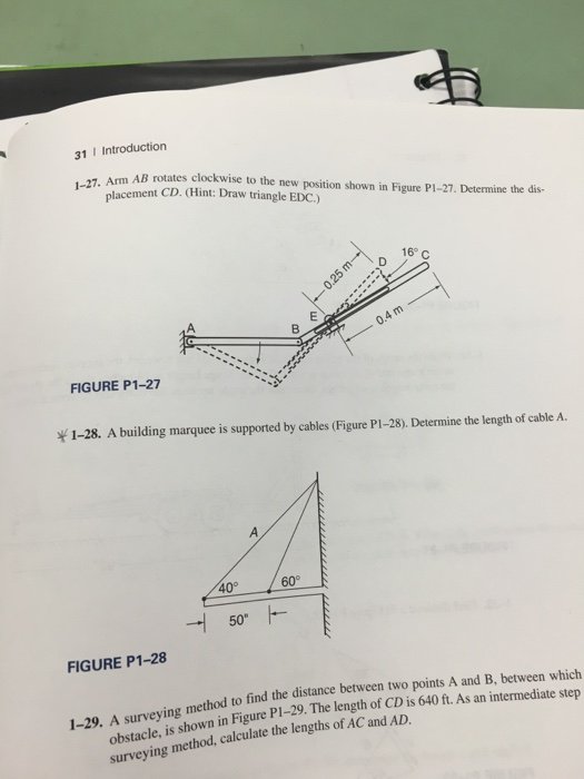 Solved Arm AB rotates clockwise to the new position shown in | Chegg.com
