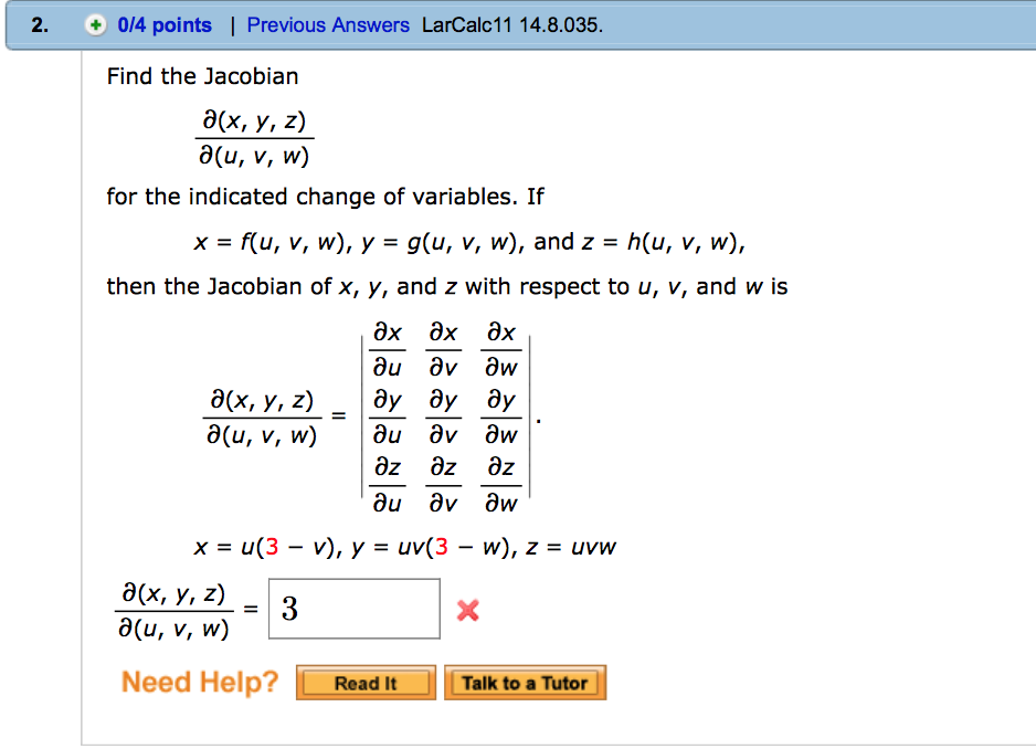 Solved 2 0 4 Points Previous Answers LarCalc11 14 8 035 Chegg solved-2-0-4-points-previous-answers-larcalc11-14-8-035-chegg