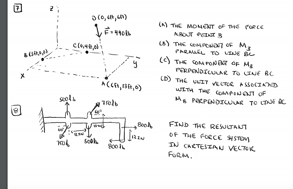 Solved 子 A THE MOMENT OF THE FORCE C (0,40) PARAuEL TO LINE | Chegg.com