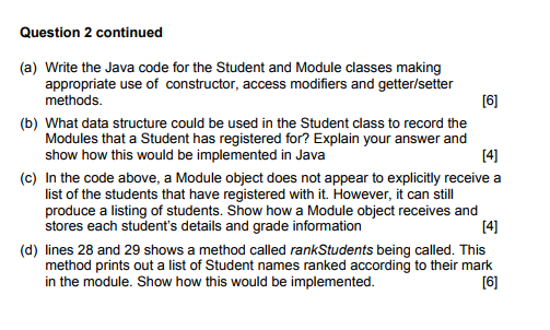 Solved The Java code below shows how a set of classes work | Chegg.com