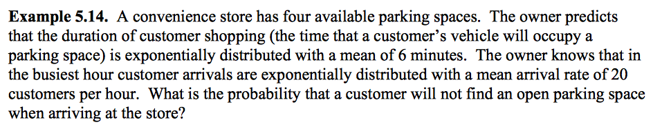 7. Consider the convenience store problem described | Chegg.com