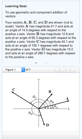 Solved Learning Goal To use geometric and component addition | Chegg.com
