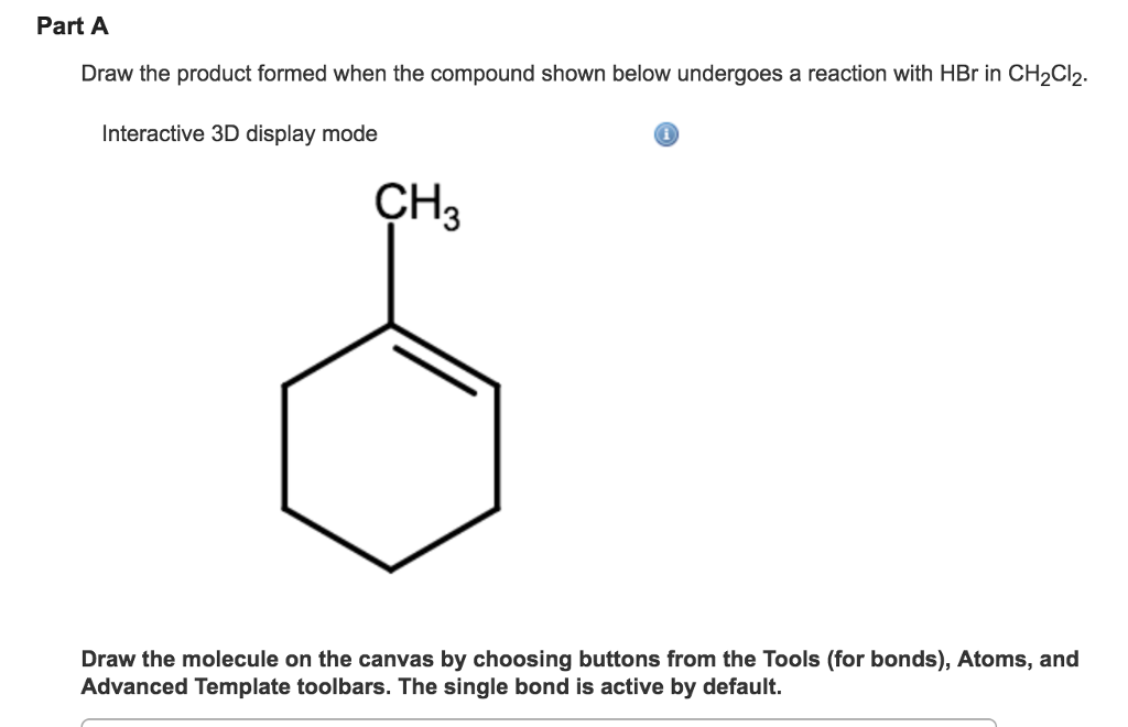 Solved Part A Draw The Product Formed When The Compound