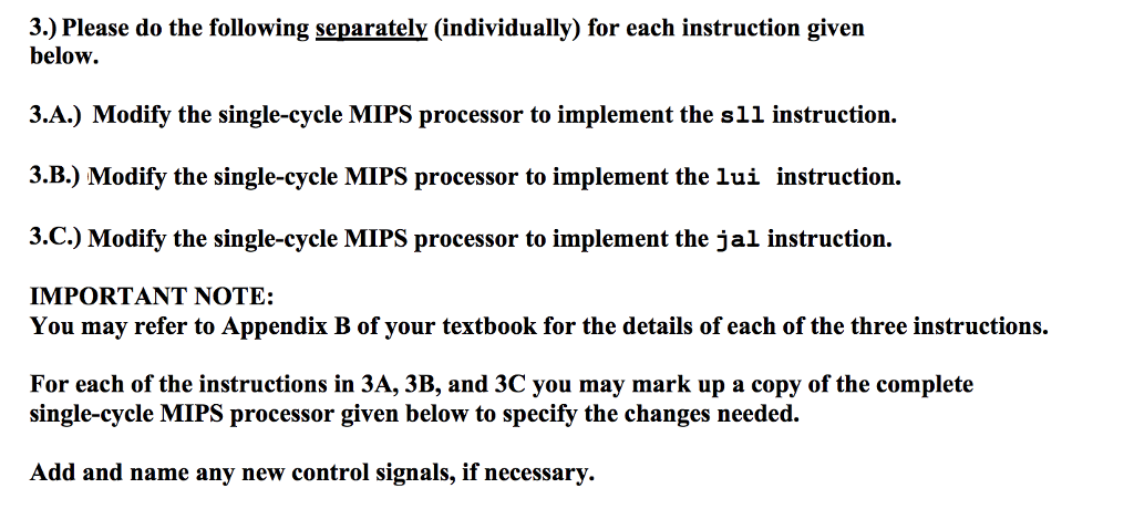 3.) Please do the following separately (individually) | Chegg.com