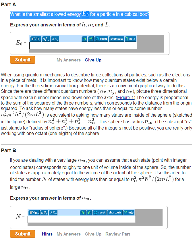 In any physical system, there are observable | Chegg.com