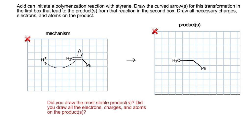 Solved Acid can initiate a polymerization reaction with | Chegg.com