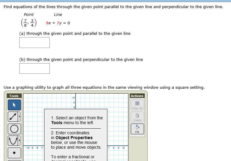 Solved Find equations of the lines through the given point | Chegg.com