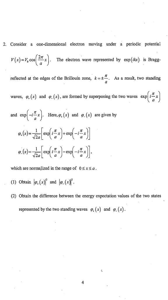 Solved [Problem 5] 1. Consider a three-dimensional free | Chegg.com