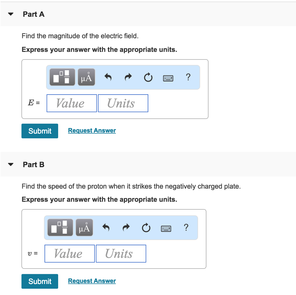Solved Constants A Uniform Electric Field Exists In The