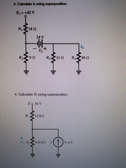 Solved AM 1. Calculate h using the superposition theorem. 11 | Chegg.com