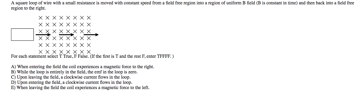 Solved A square loop of wire with a small resistance is | Chegg.com