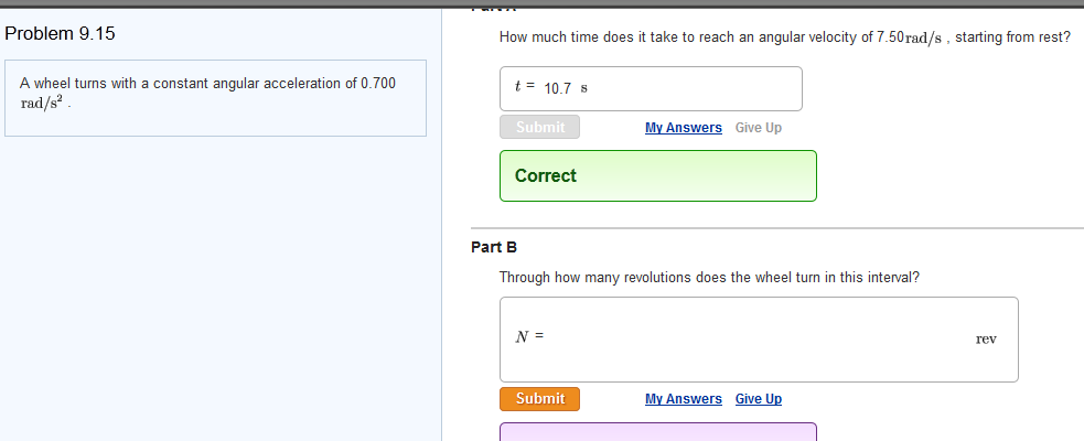 Solved A Wheel Turns With A Constant Angular Acceleration Of