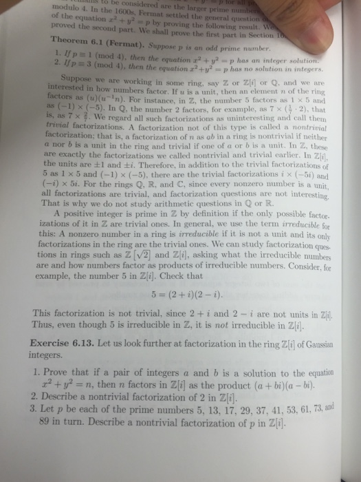 Solved 6.13, I need a specific solution! Thanks! | Chegg.com