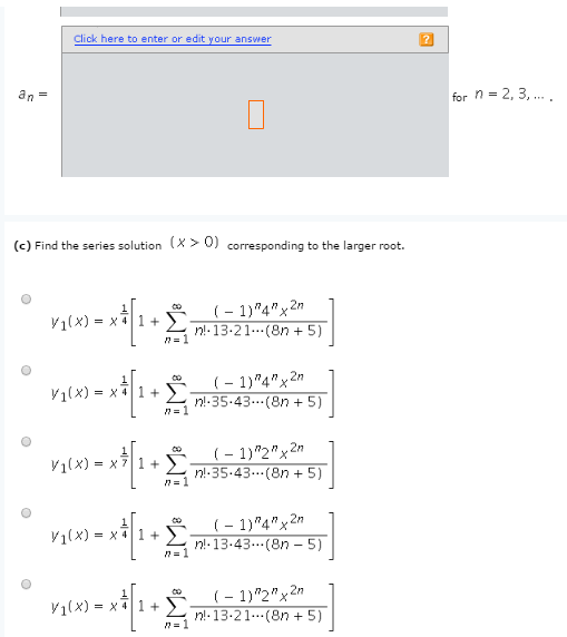 Solved (b) Determine the indicial equation, the recurrence | Chegg.com Solved (b) Determine the indicial equation, the recurrence | Chegg.com