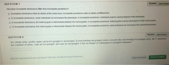 Solved How does incomplete differ from incomplete penetrance | Chegg.com