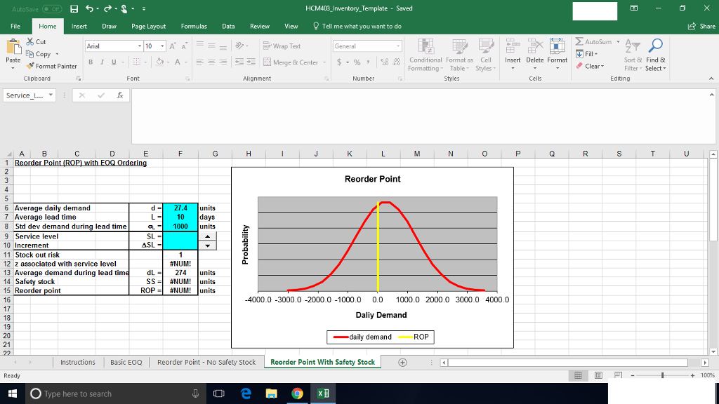 Solved can you tell me the service level and increment for | Chegg.com
