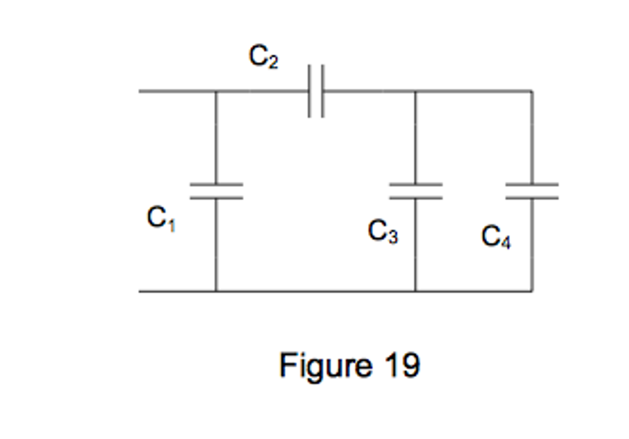 Solved In the circuit of Figure 19, C1 = 5 F, C2 = 2 F, C3 | Chegg.com