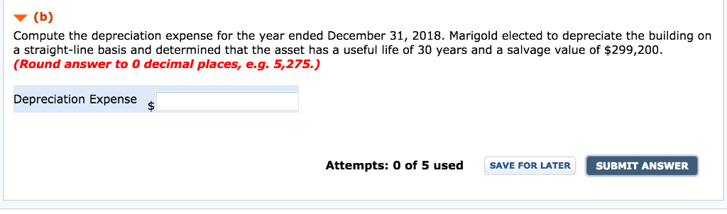 Solved Exercise 10-7 (Part Level Submission) Marigold | Chegg.com