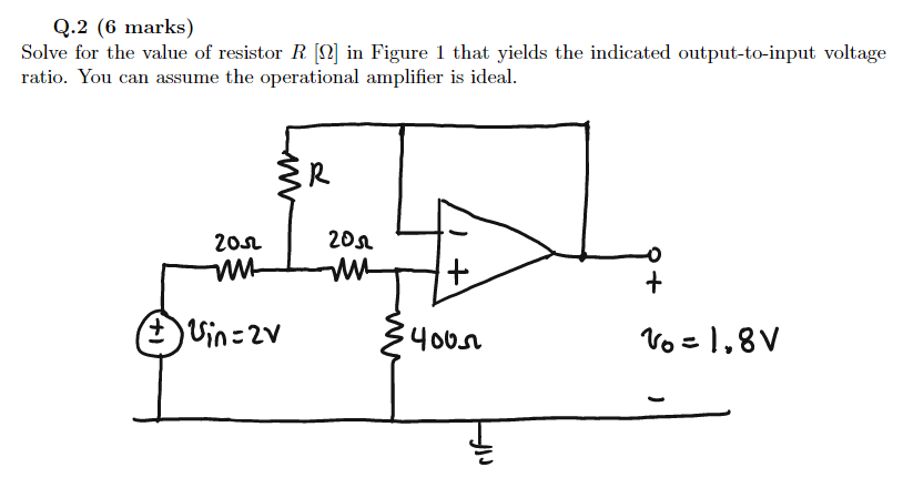 Solved Q.2 (6 marks) Solve for the value of resistor R 12 in | Chegg.com