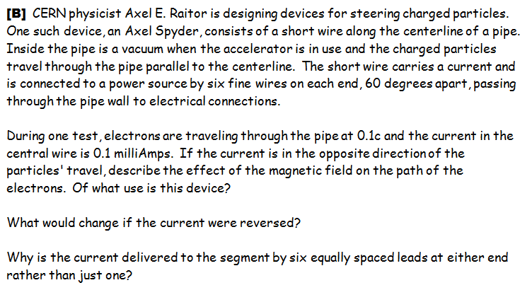 CERN physicist Axel E. Raitor is designing devices | Chegg.com