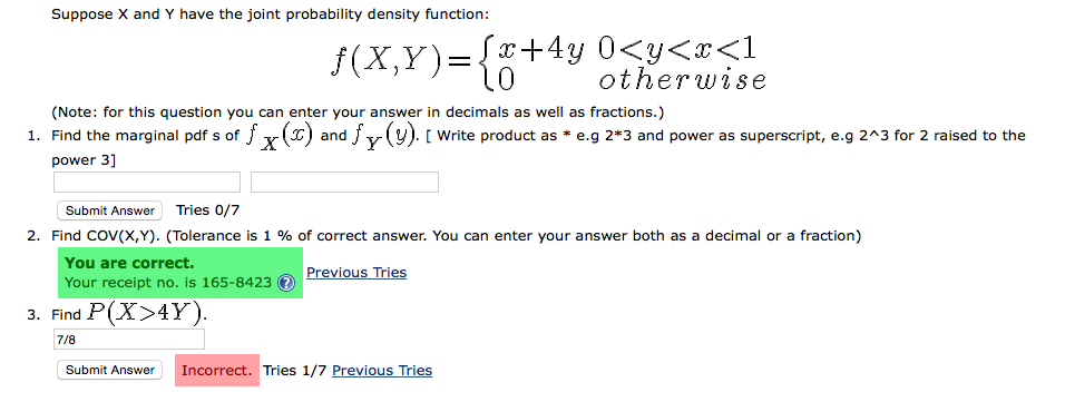 Solved Suppose X and Y have the joint probability density | Chegg.com